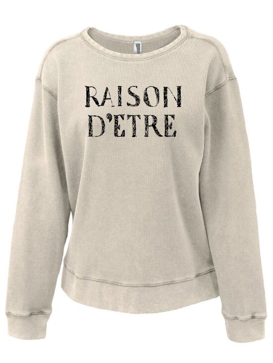 Pennant | Tops | Raison Detre Womens Mini Waffle Crew Liz From ...